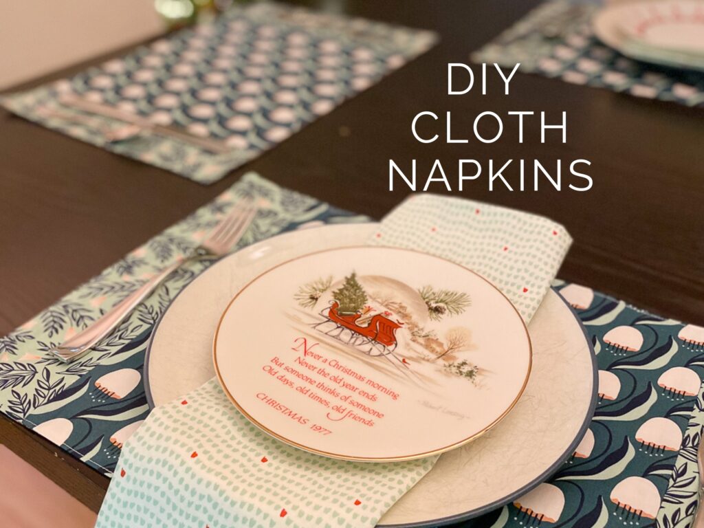 DIY Cloth Napkins – Tangled Threads by Jen