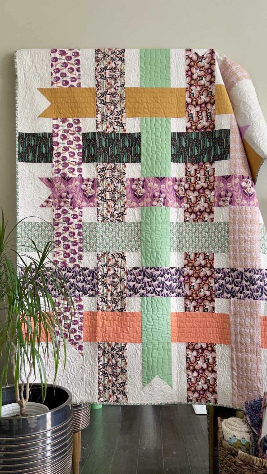 Blooming Revelry – Cloud 9 Fabrics – Tangled Threads by Jen