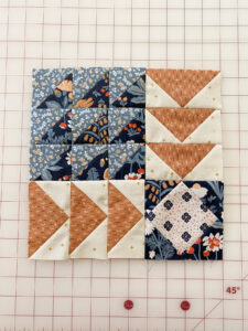 How to Make 8-at-a-Time Half Square Triangles (Free Chart)